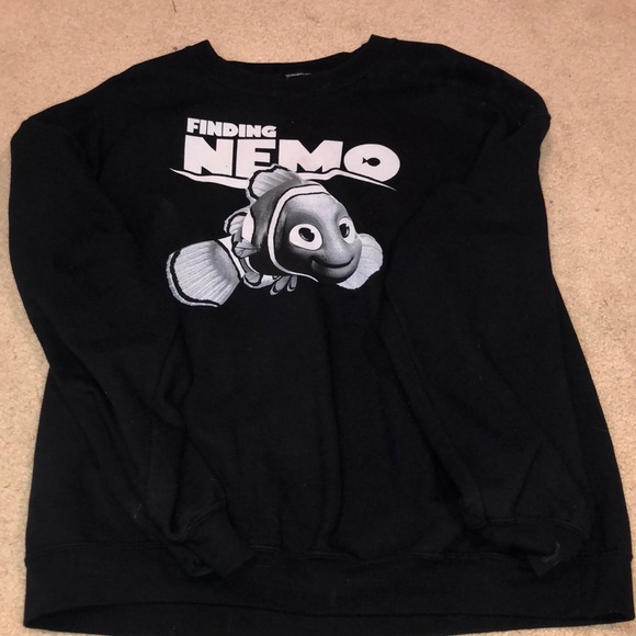 Disney | Sweaters | Over Sized Finding Nemo Crew Neck Sweatshirt | Poshmark